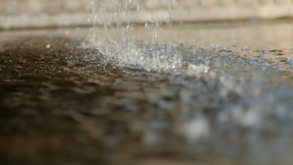 Of The Dripping Water, In The Sunlight., Stock Footage | VideoHive