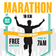 Marathon Event Flyer 2, Print Templates | GraphicRiver