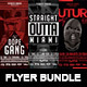 Gangsta Flyer Bundle | Futuristic Criminal Flyer PSD Template by GIGA ...