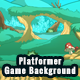 2D Platformer Nature Game Background with Tile Sets & Objects, Game Assets