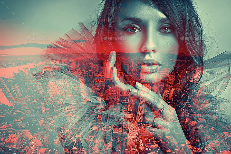 Double Exposure Template, Graphics | GraphicRiver