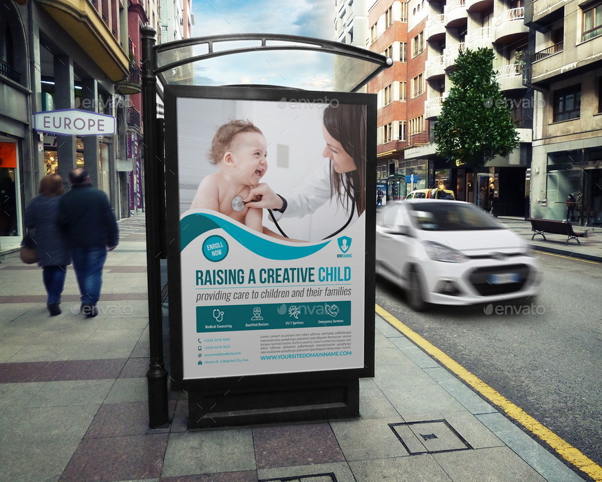 Pediatrician Poster Template, Print Templates | GraphicRiver