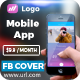 Mobile App Facebook Cover Timeline, Web Elements | GraphicRiver