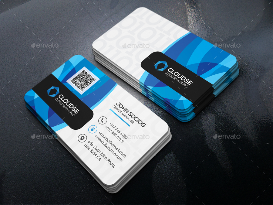 Server Business Card, Print Templates | GraphicRiver