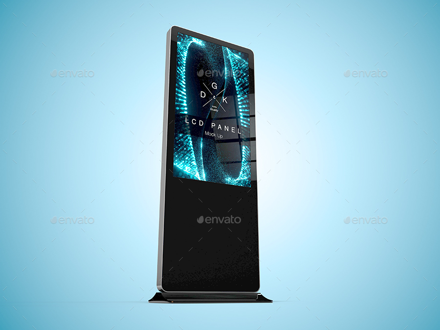 LCD Digital Signage Mockup, Graphics | GraphicRiver