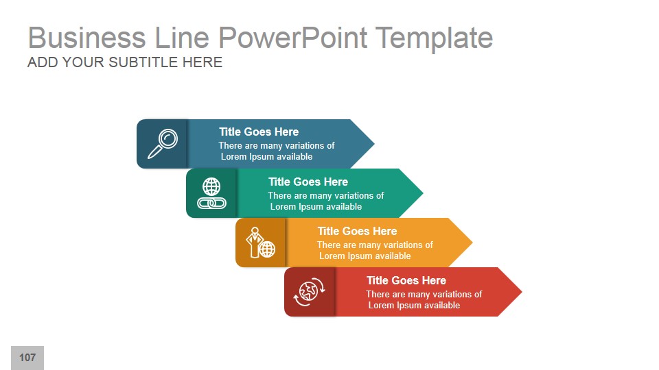 Business Line Keynote Presentation Template, Presentation Templates