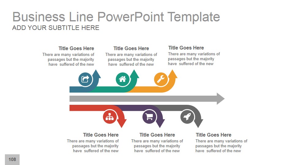Business Line Keynote Presentation Template, Presentation Templates