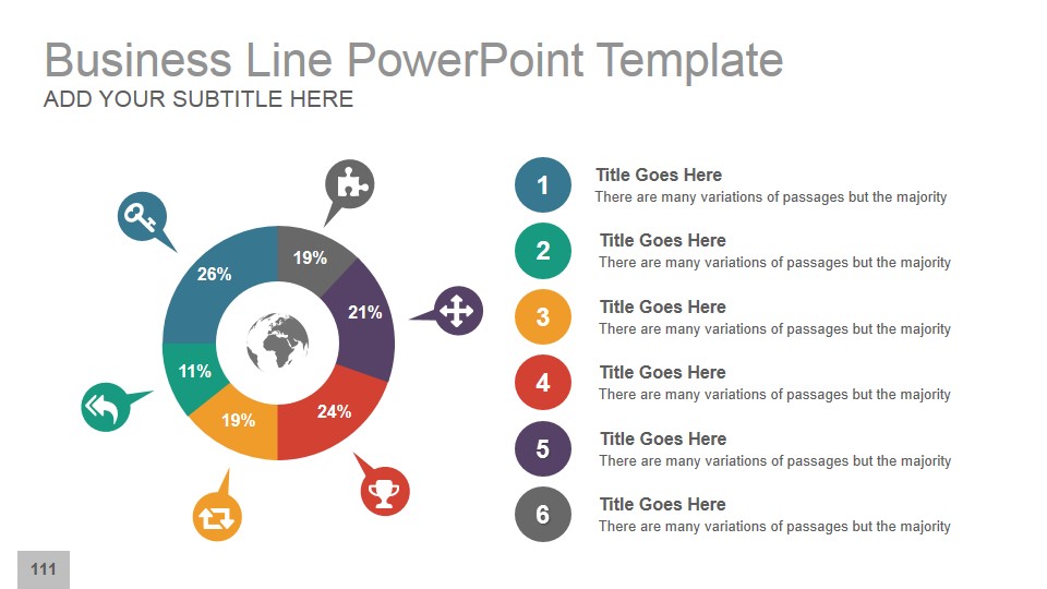 Business Line Keynote Presentation Template, Presentation Templates