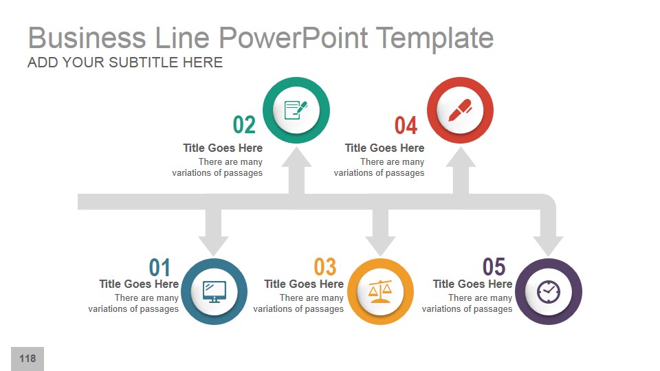 Business Line Keynote Presentation Template, Presentation Templates