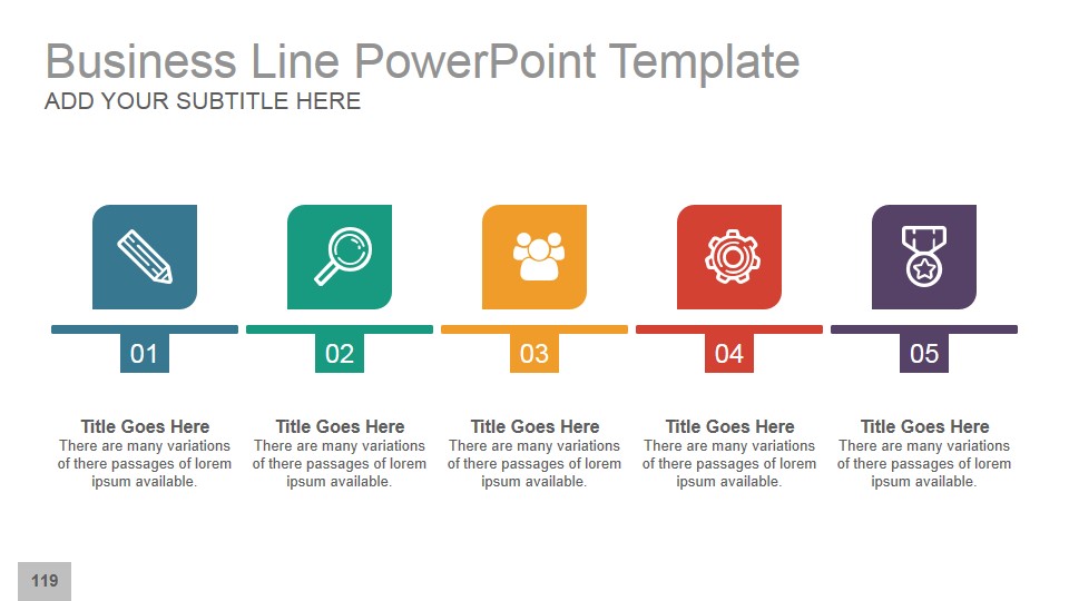 Business Line Keynote Presentation Template, Presentation Templates
