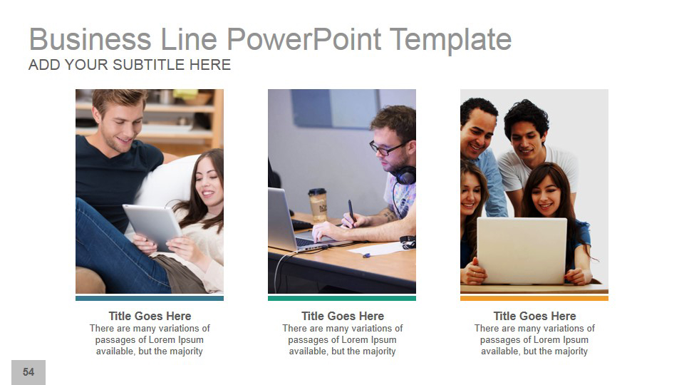 Business Line Keynote Presentation Template by Ari_Des | GraphicRiver