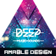 Deep Music Sounds Flyer/Poster, Print Templates | GraphicRiver