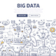 Big Data Doodle Concept, Vectors | GraphicRiver