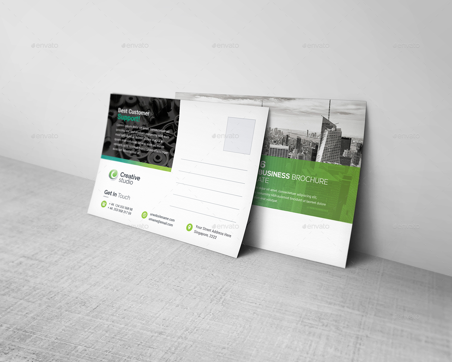 Postcard Template, Print Templates | GraphicRiver