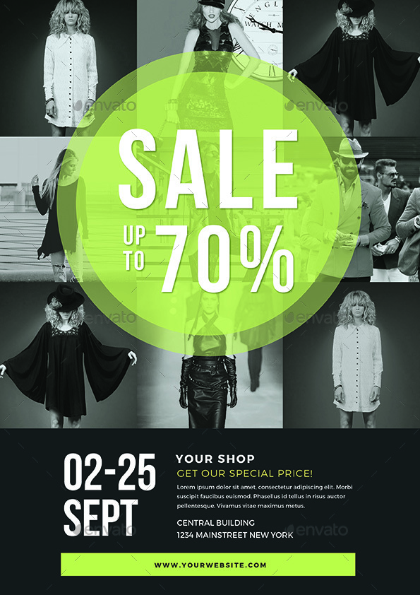 Sale Flyer 02 by vynetta | GraphicRiver