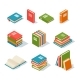 Isometric Book Icon Vector Illustration, Vectors | GraphicRiver