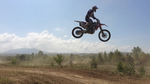 Rider On a Motorcycle, Stock Footage | VideoHive