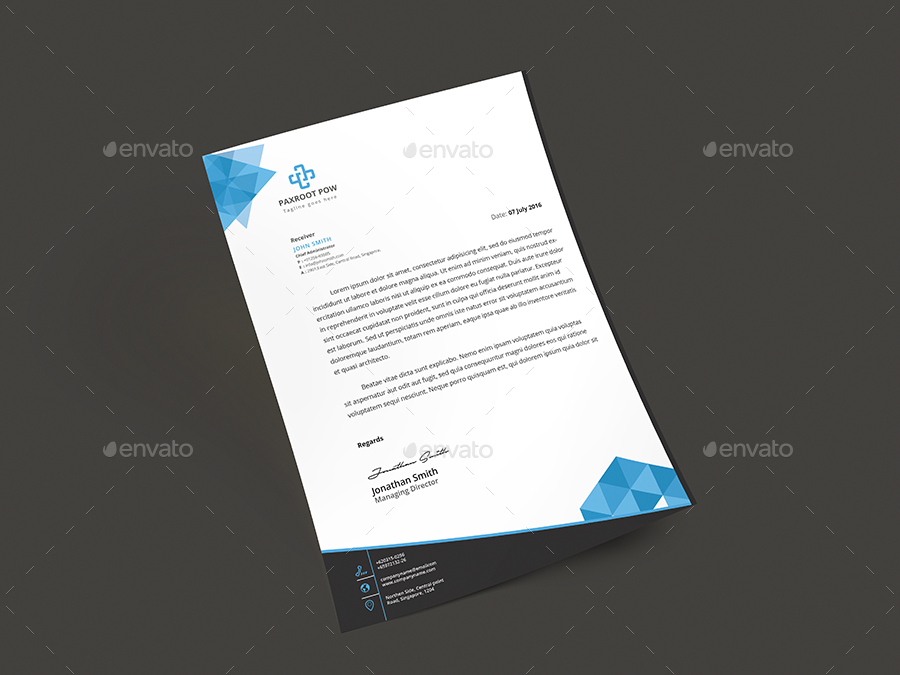 Letterhead word, Print Templates | GraphicRiver