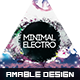Minimal Electro Flyer/Poster, Print Templates | GraphicRiver