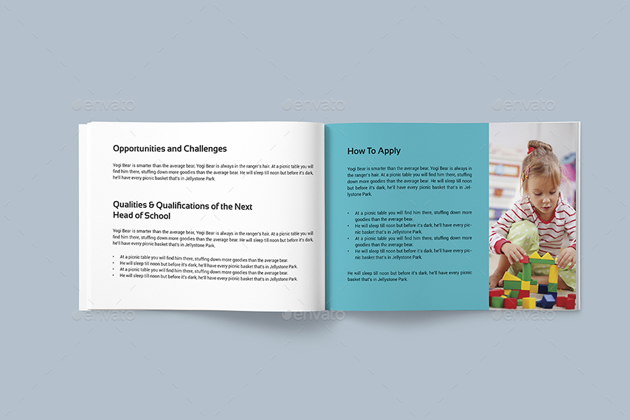 PreSchool Brochure, Print Templates | GraphicRiver