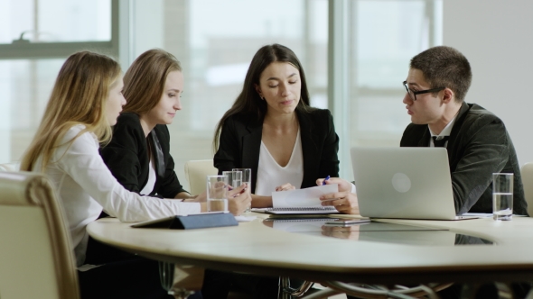 Team Discussing a Project, Stock Footage | VideoHive