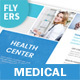 Medical Flyers 5 – 4 Options, Print Templates | GraphicRiver