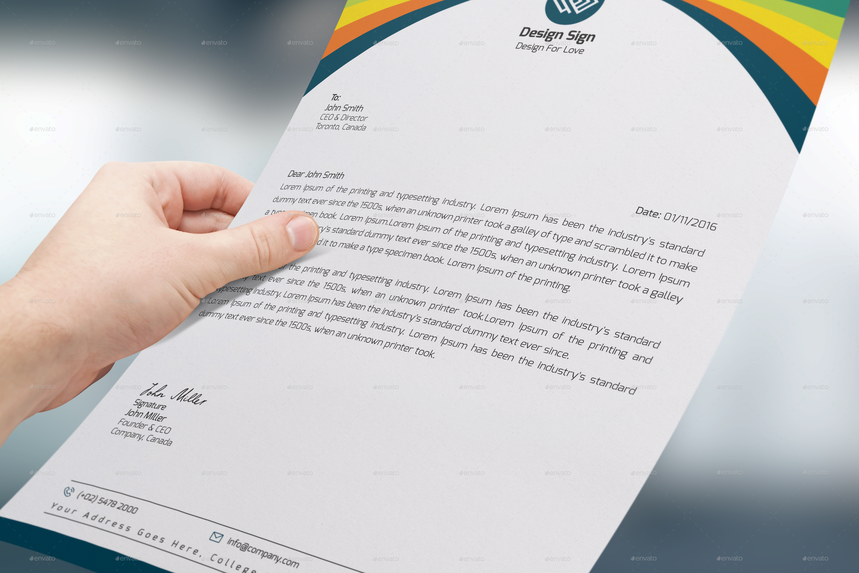 Letterhead, Print Templates | GraphicRiver