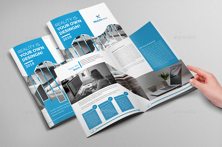 Brochure & Company Timeline, Print Templates | GraphicRiver