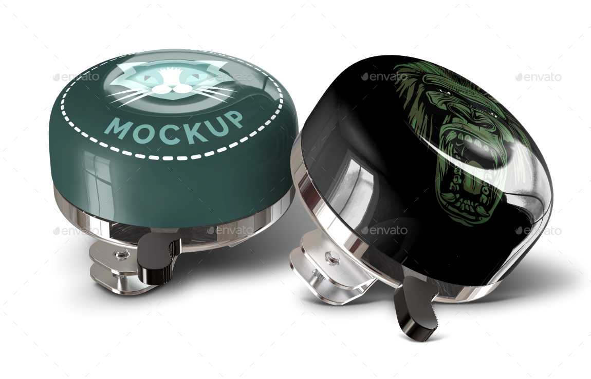 Bicycle Bell Mockup, Graphics | GraphicRiver
