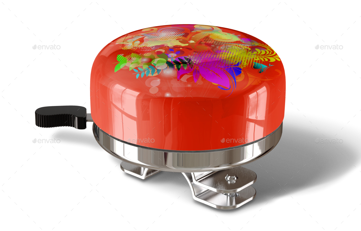 Bicycle Bell Mockup, Graphics | GraphicRiver