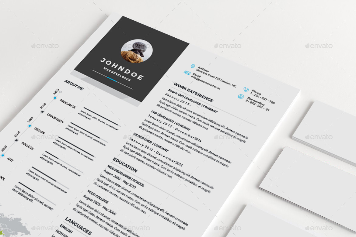 Resume, Print Templates | GraphicRiver