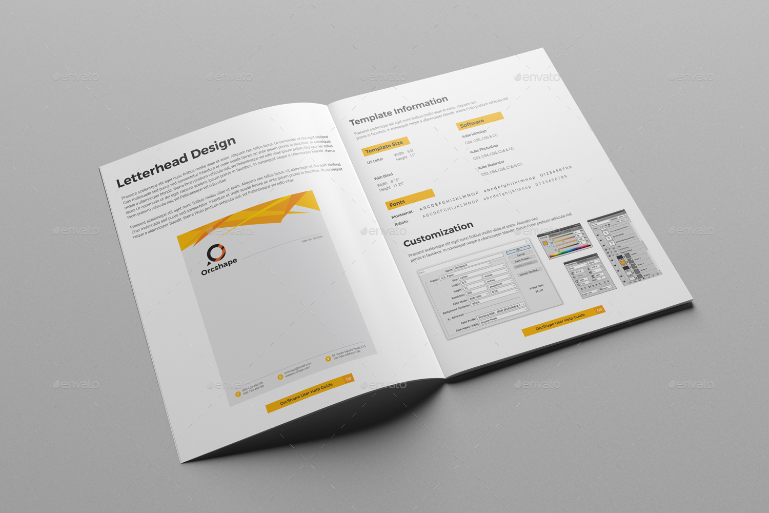 User Guide , Print Templates | GraphicRiver