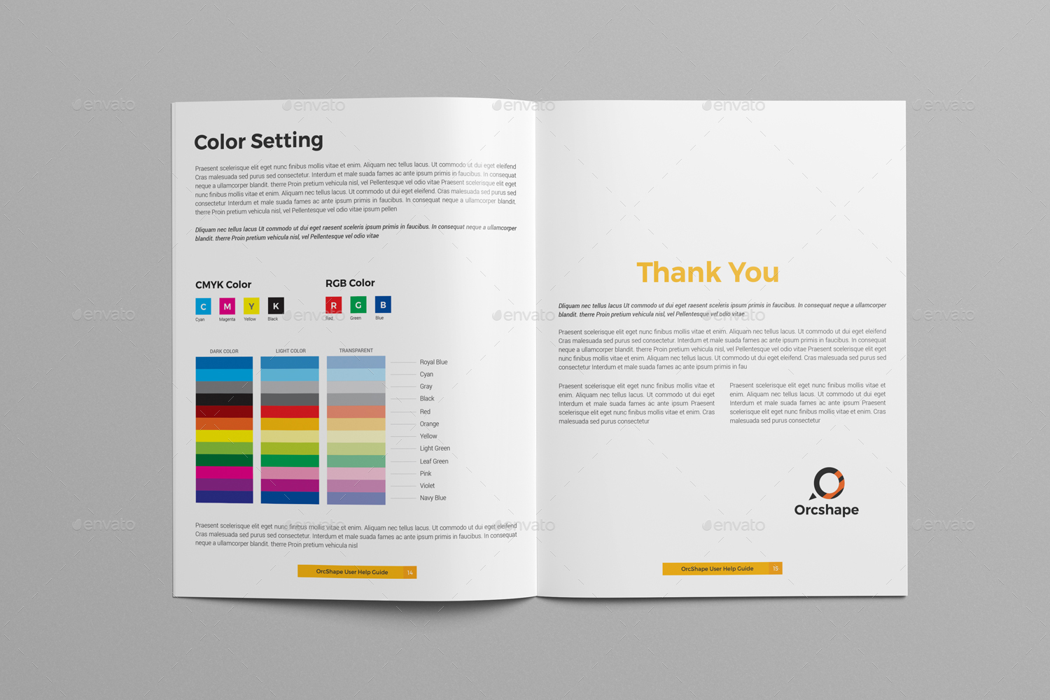 User Guide , Print Templates | GraphicRiver