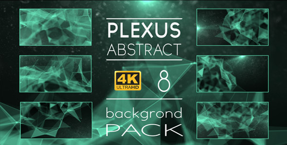 8 Plexus Backgrounds Pack, Motion Graphics | VideoHive