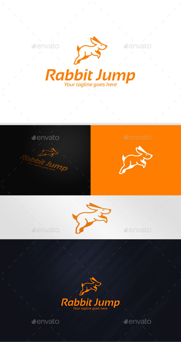 Rabbit Jump, Logo Templates | GraphicRiver