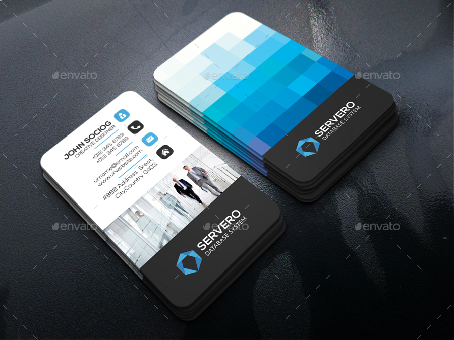 Server Business Card, Print Templates | GraphicRiver