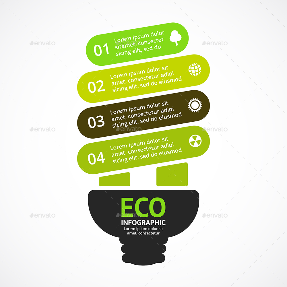 4 Steps Infographics. Vol.1, Infographics | GraphicRiver