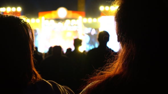 Night Show. Bokeh Background Shot, Stock Footage | VideoHive