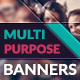 Multipurpose Banners, Web Elements | GraphicRiver