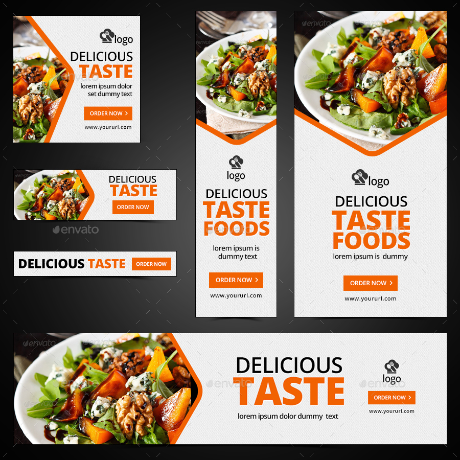 Delicious Food Banners by Hyov | GraphicRiver