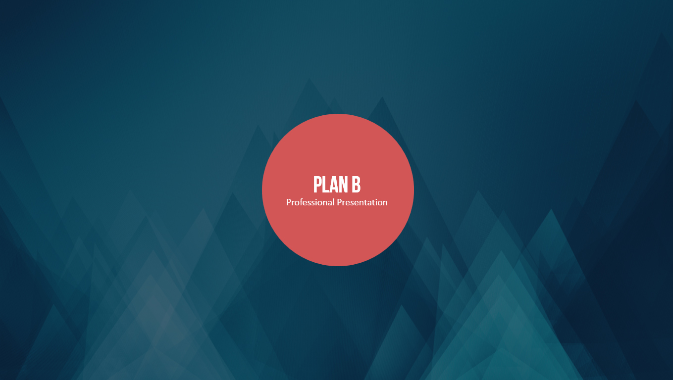 Plan B - Multi-purpose Powerpoint Template, Presentation Templates