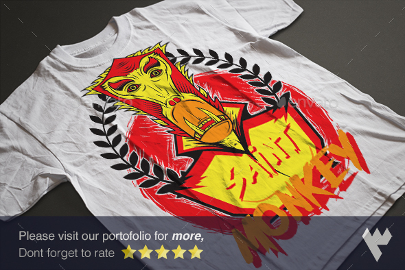 Saint Monkey, T-Shirts | GraphicRiver