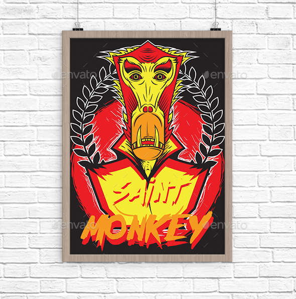 Saint Monkey, T-Shirts | GraphicRiver