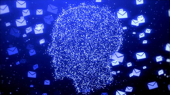 Human Email Icon background, Motion Graphics | VideoHive