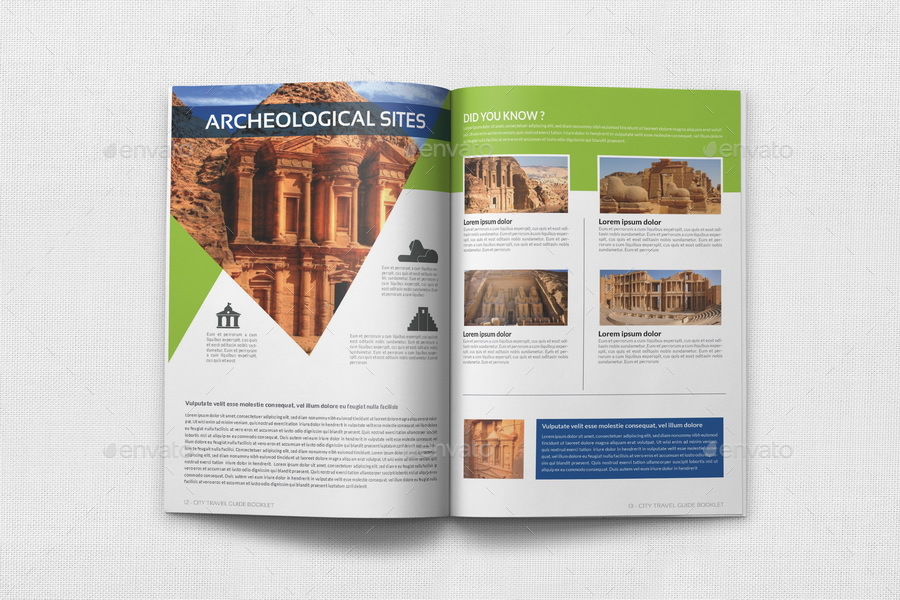 Travel Guide Template, Print Templates | GraphicRiver