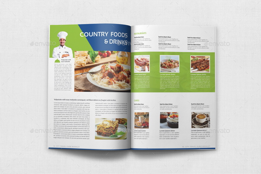 Travel Guide Template, Print Templates | GraphicRiver