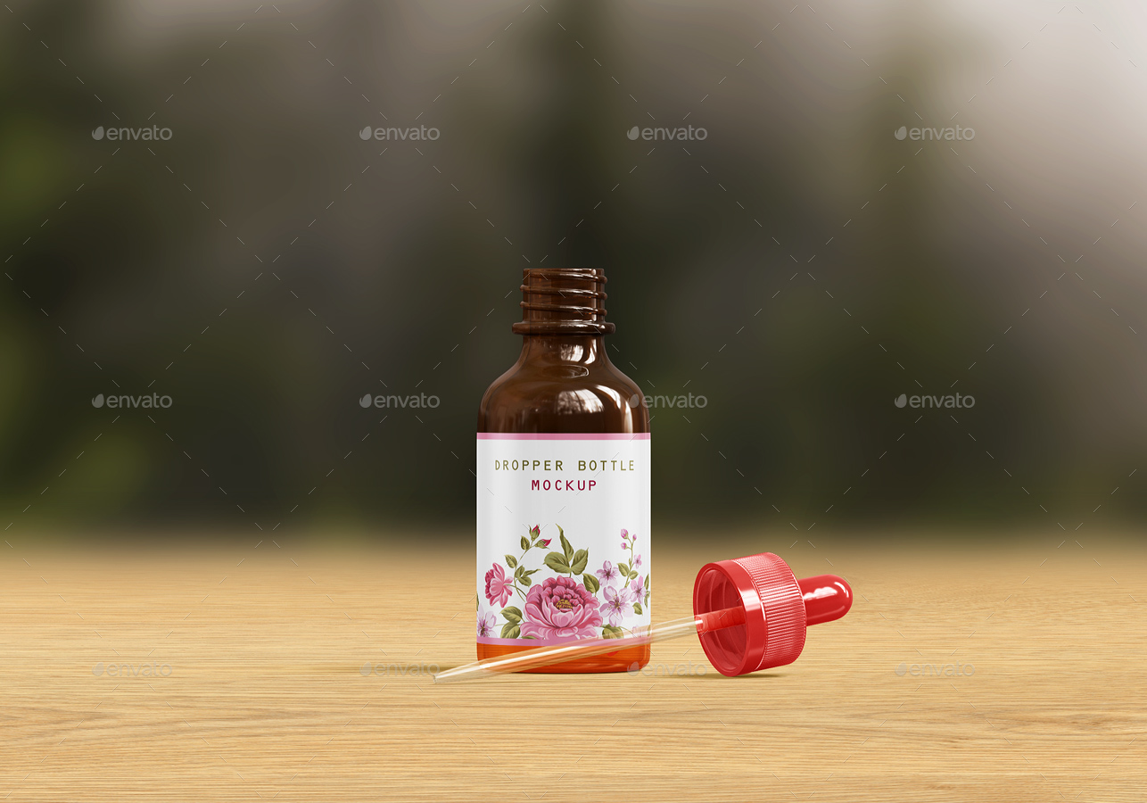 Dropper Bottle Mock-up and Package Box Mockup, Graphics | GraphicRiver