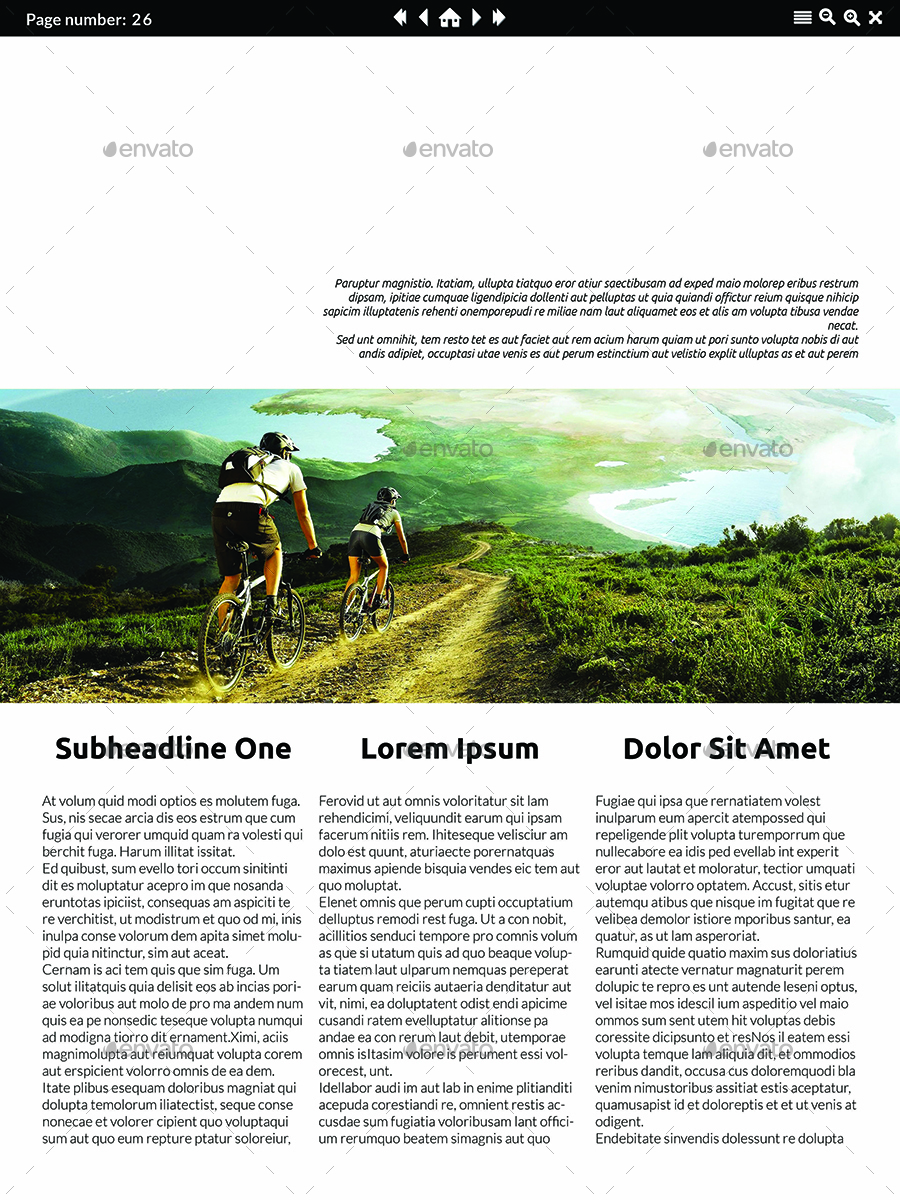 Interactive PDF Magazine No1, ePublishing | GraphicRiver