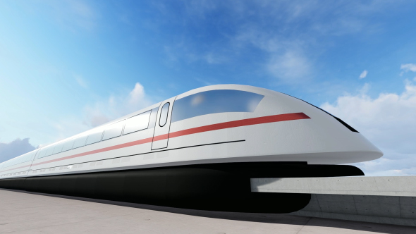 High Speed ICE Train - Next Generation Train - Daytime, Motion Graphics