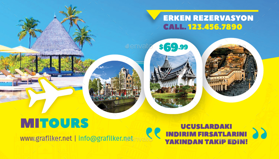 Travel Tours Bundle Templates, Print Templates | GraphicRiver